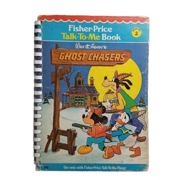 Toys | Fisher Price Talk To Me Book Hc Walt Disney Ghost Chasers Number ...
